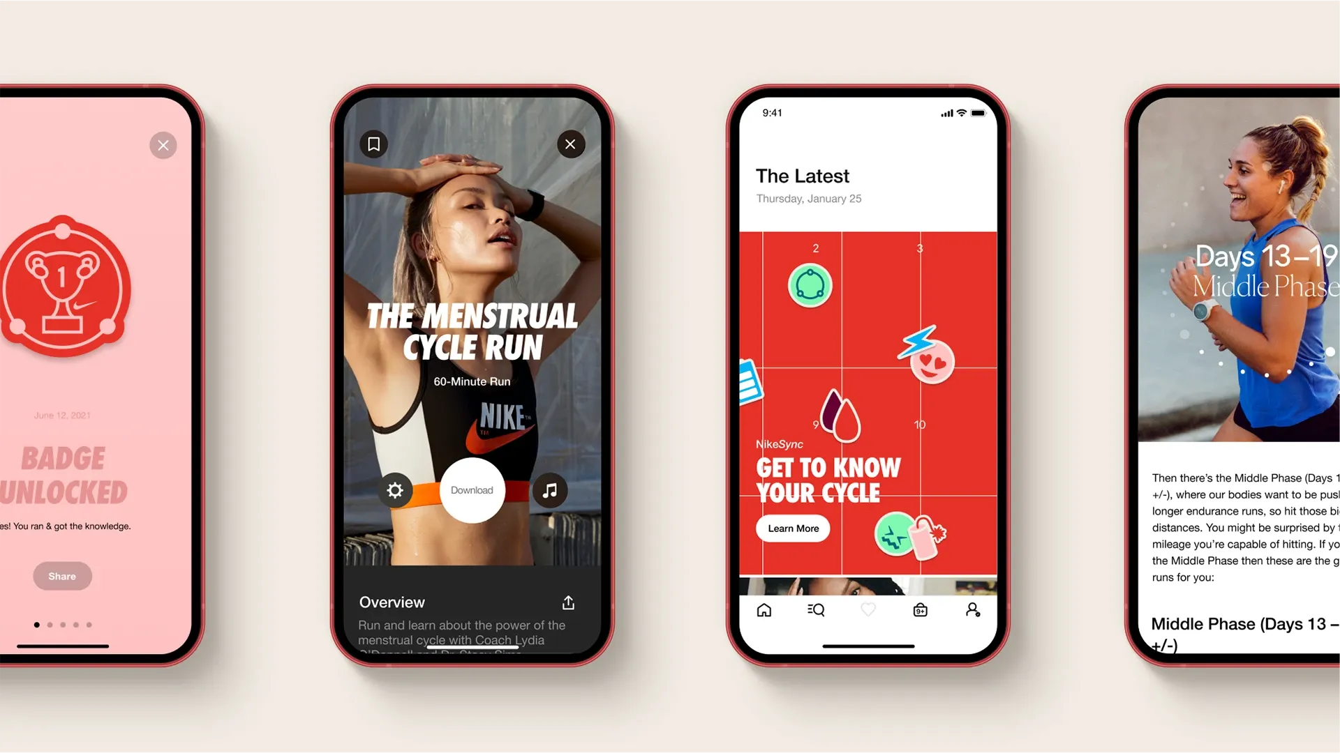 Nike Sync - A new digital workout collection for athletes with periods ...